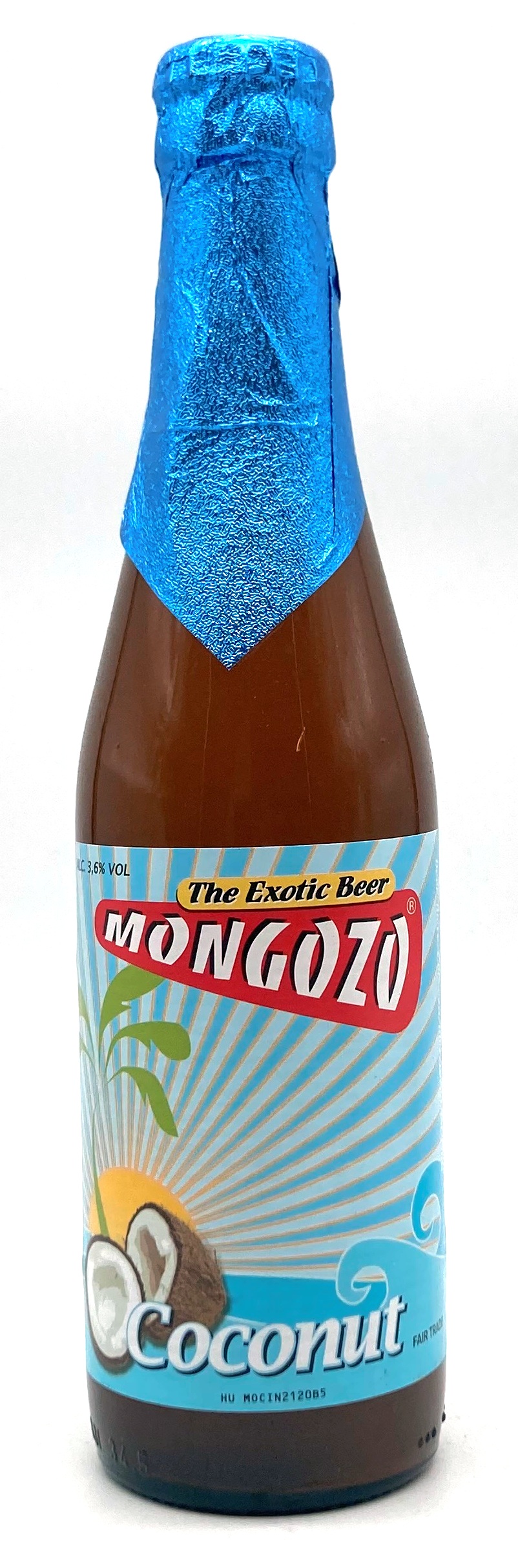 MONGOZO COCONUT 33CL BOT (24) - Great Grog