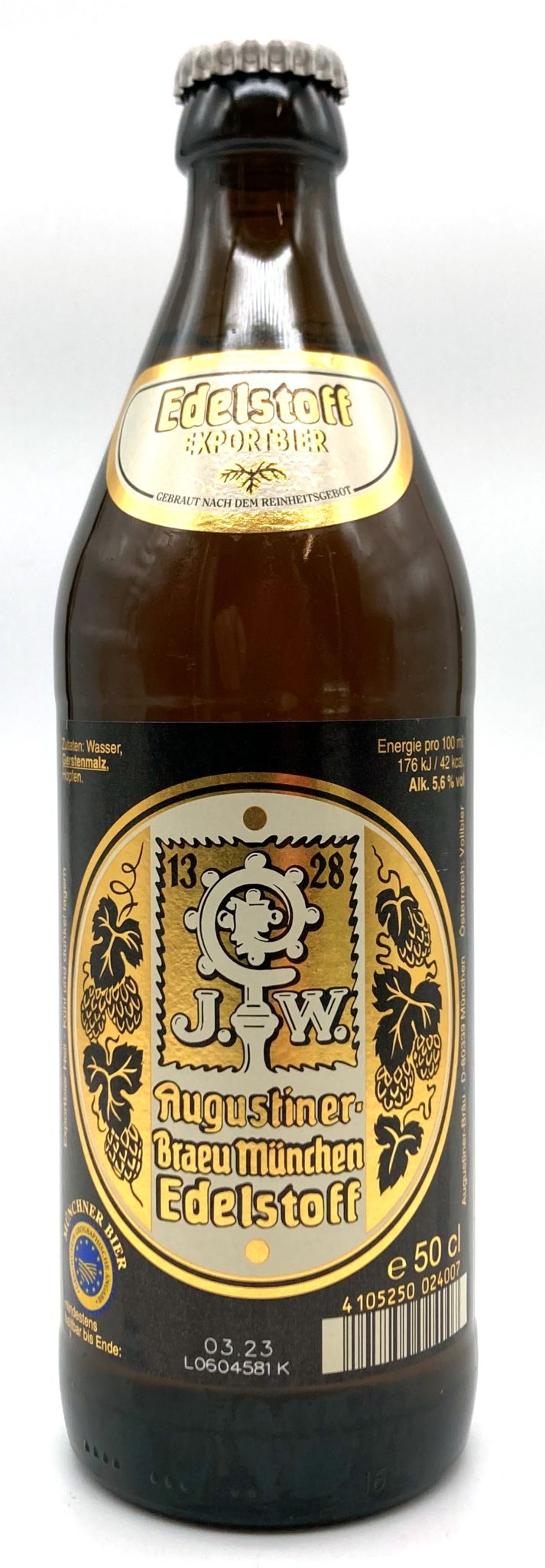 AUGUSTINER EDELSTOFF 50CL - Great Grog German Lager